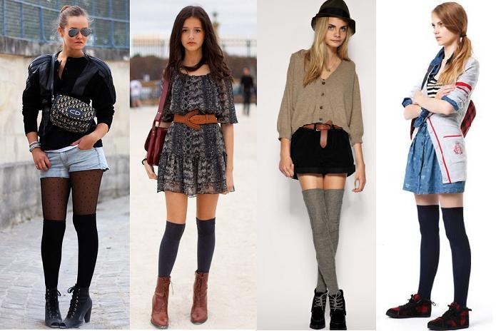 Un must de otoño-invierno: las calzas o calcetines largos - No Solo Moda