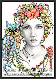 Sweet Pea Stamps: NEW Releases: Norma J Burnell's Fairy-tangles