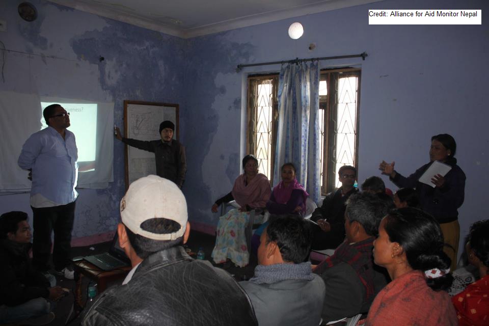 A picture says more than...what development in Nepal looks like