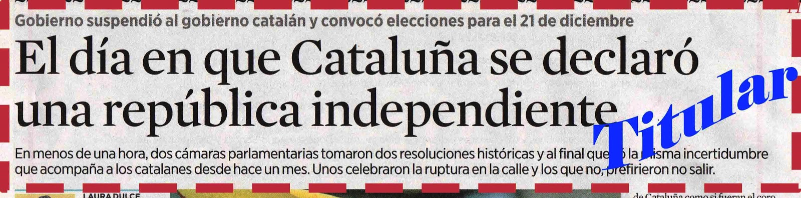 Quehacer periodístico: El titular para prensa escrita