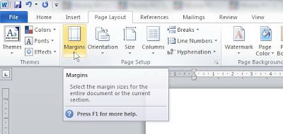 MS Word Page Setup Settings | Typing Practices