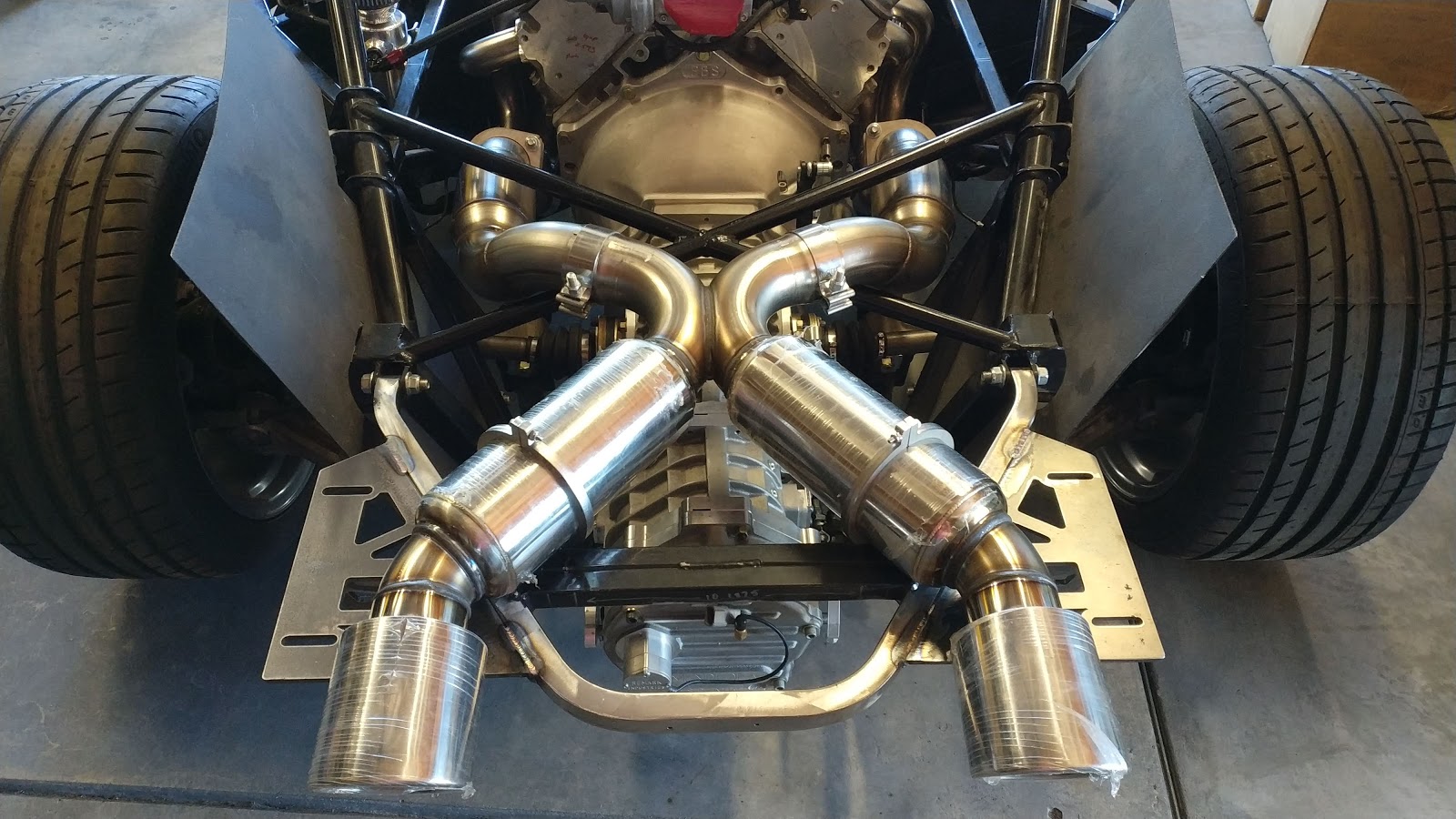 GTM Super Car Build #447: Exhaust + Wing Mount