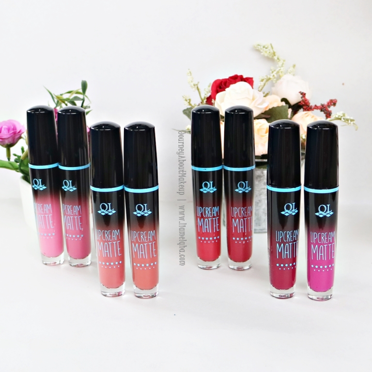 Review: QL Cosmetic Lip Cream Matte Full Shades || Liamelqha - Journey ...
