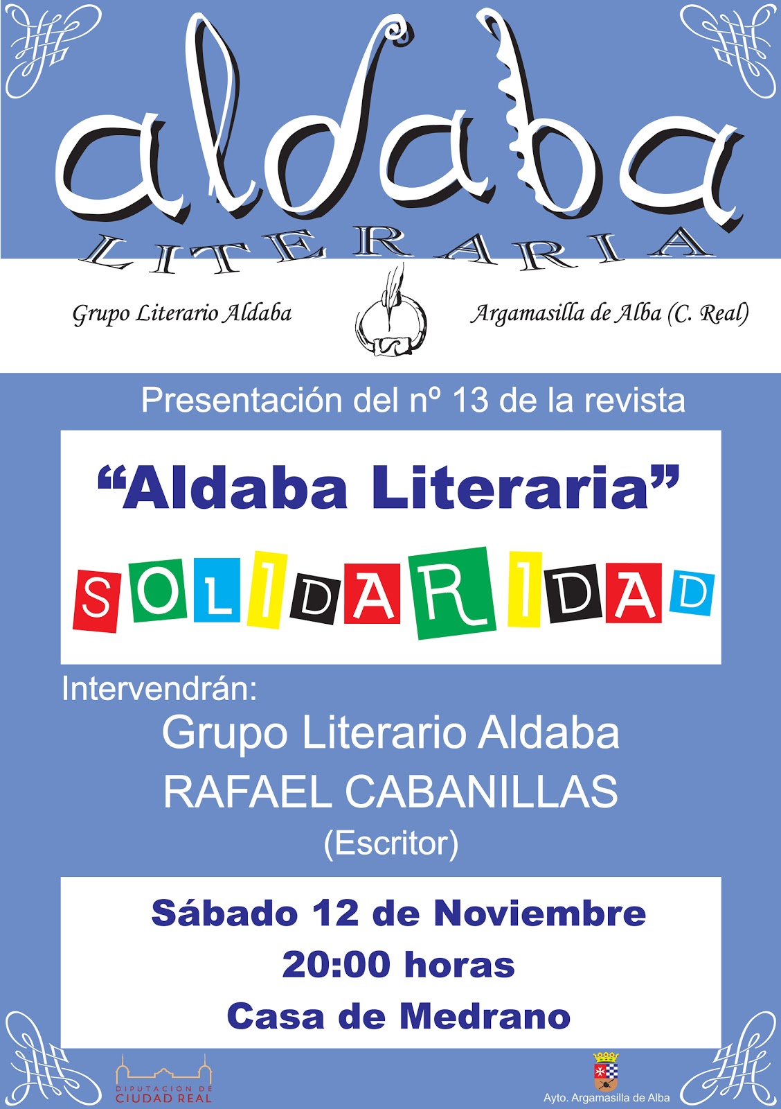 Grupo Literario Aldaba: PRESENTAMOS NUESTRA REVISTA Nº 13