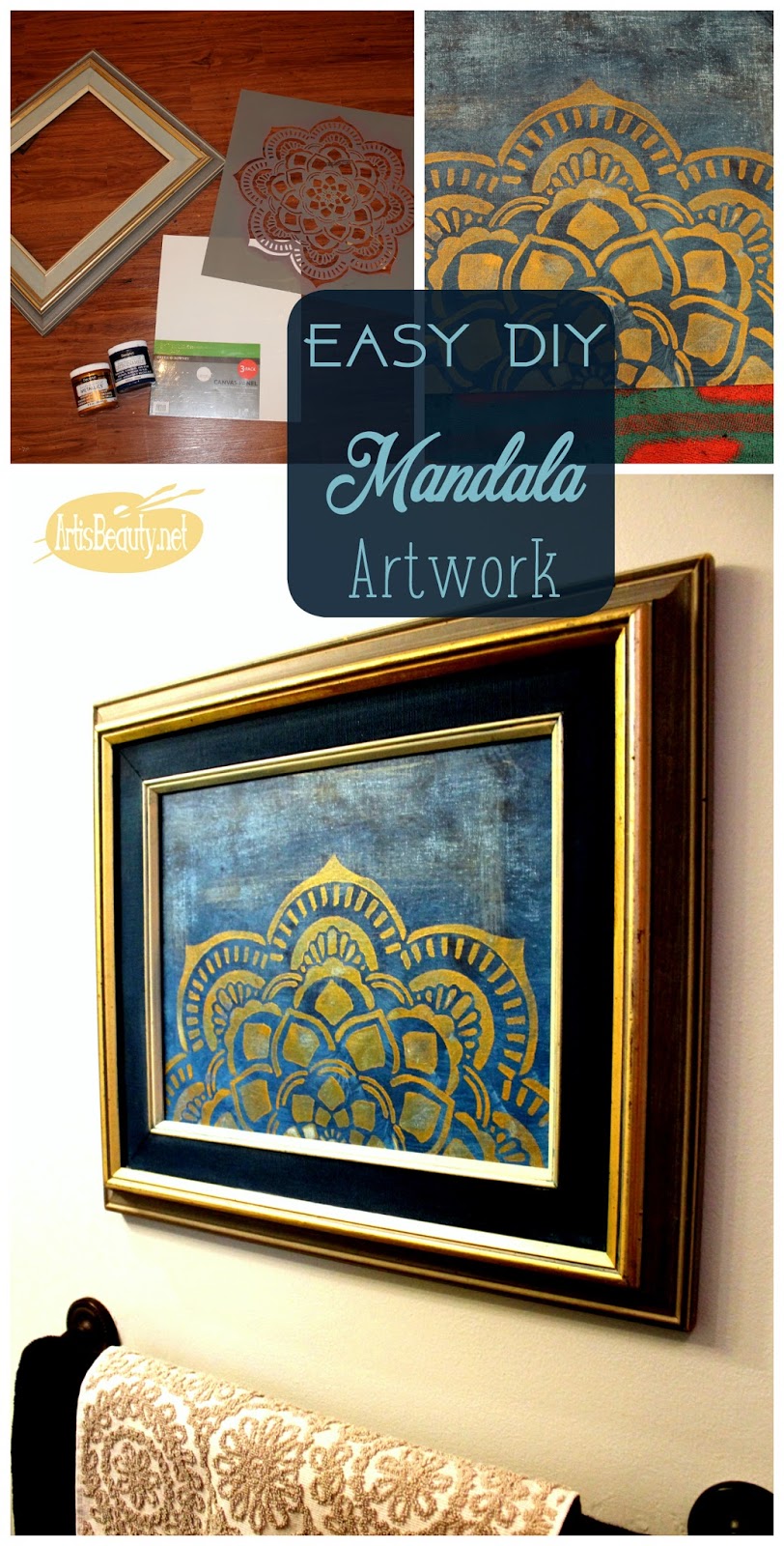 ART IS BEAUTY: EASY DIY Mandala Artwork
