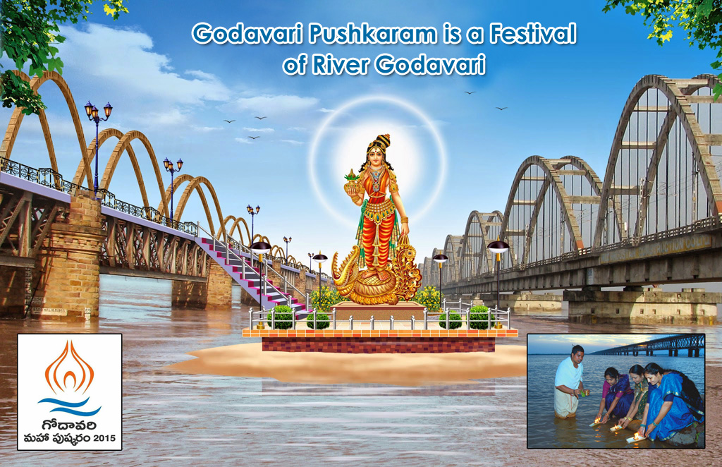 Godavari Maha Pushkaralu 2015 and List of Pushkar Ghats for Bathing in ...
