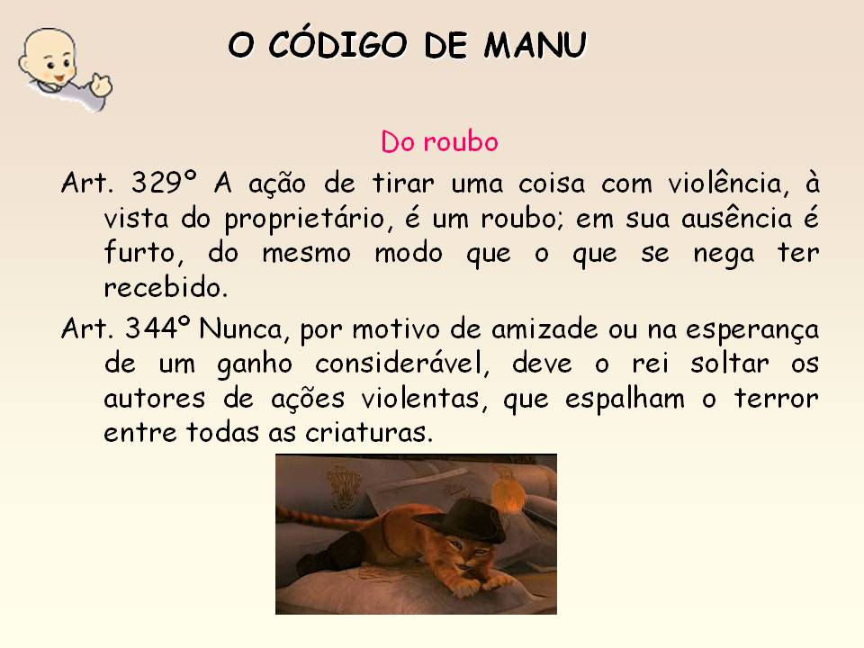 MÃOS DA SABEDORIA: CÓDIGO DE MANU