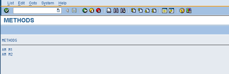 SAP TECH: Local Class creation and visibility of the class component-->Methods