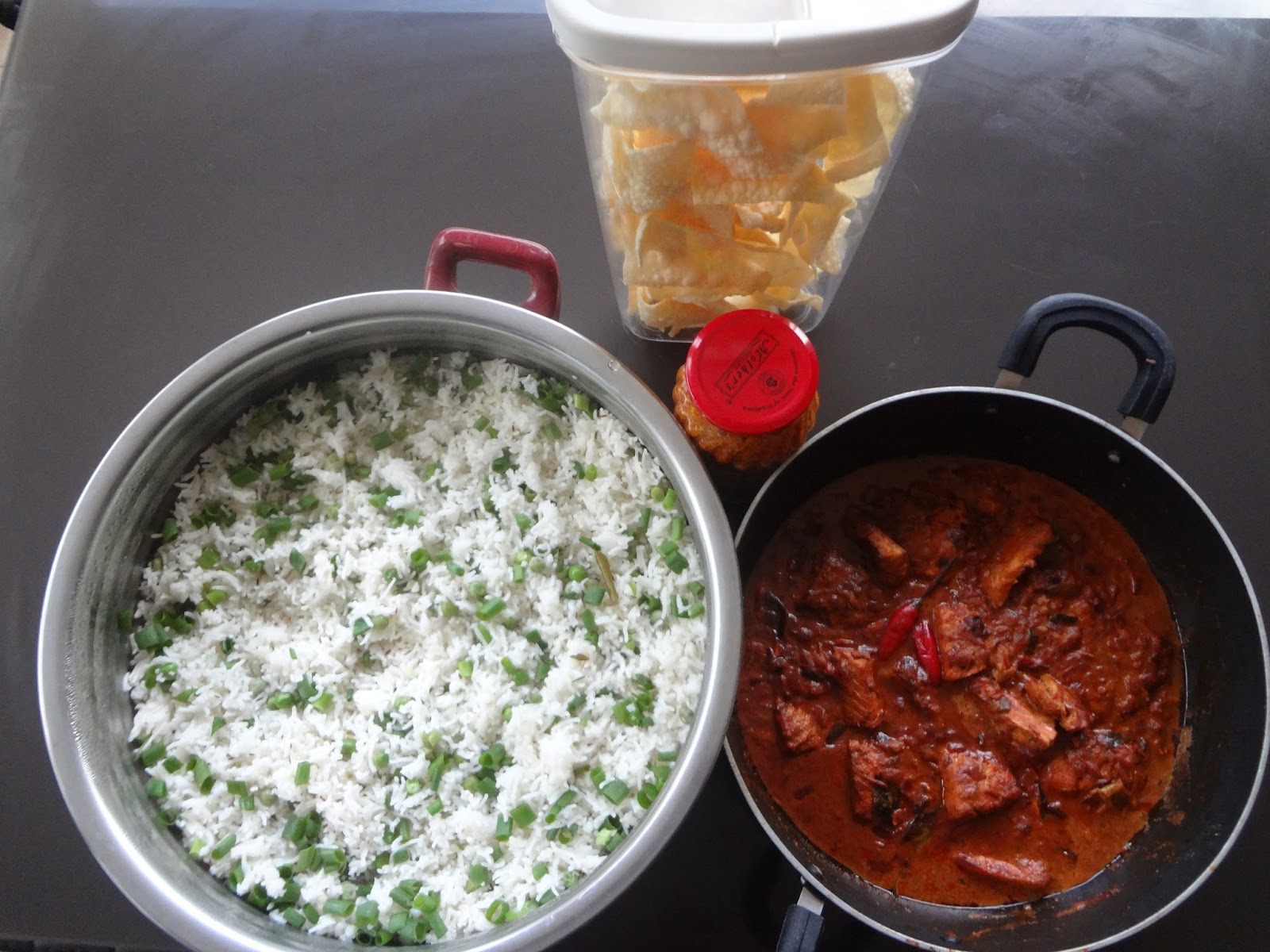 Suma's Recipes: Delicious dinner with rice and fish