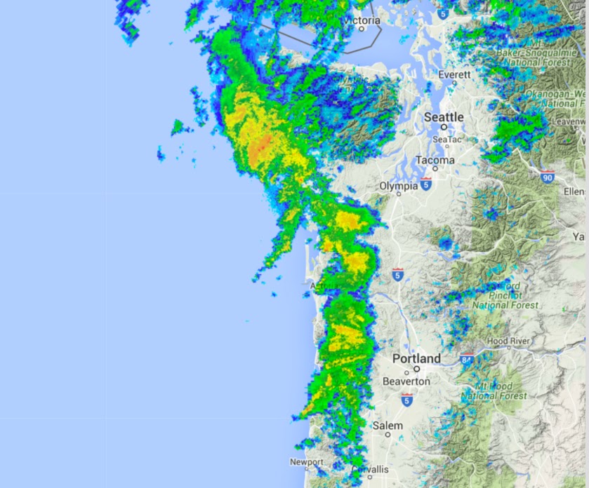 Cliff Mass Weather Blog: Comma Clouds Hit the Pacific Northwest