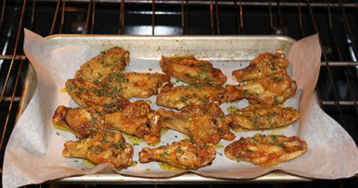 Baked Italian Butter and Garlic Herb Wings and Sauces | What's Cookin ...