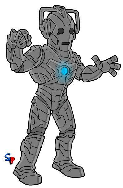Cyberman Cartoon