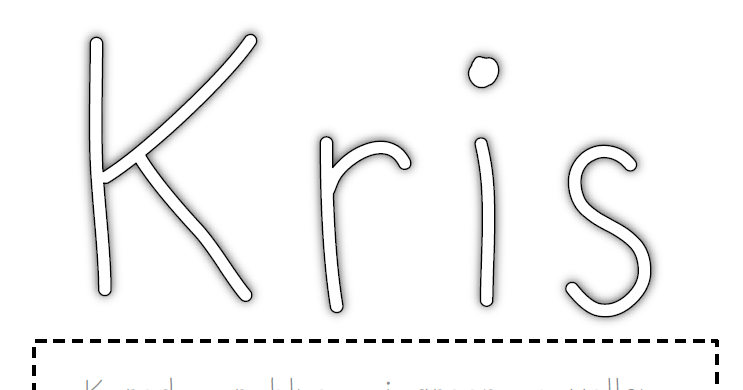 Name Practice with Color Words | Mrs. Black's Bees