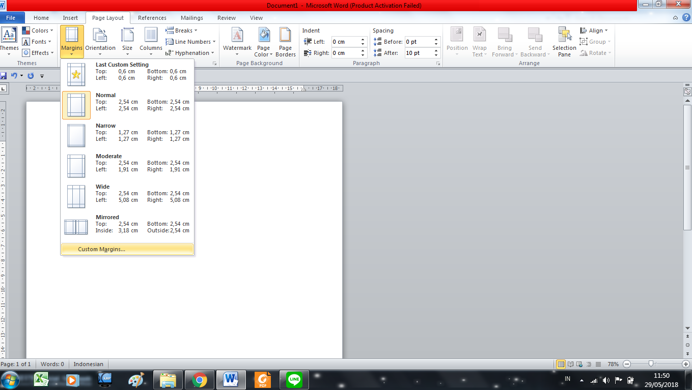 Format Makalah di Microsoft Word