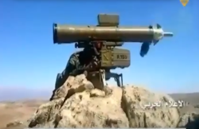 الصواريخ المضادة للدروع المستخدمة في سوريا