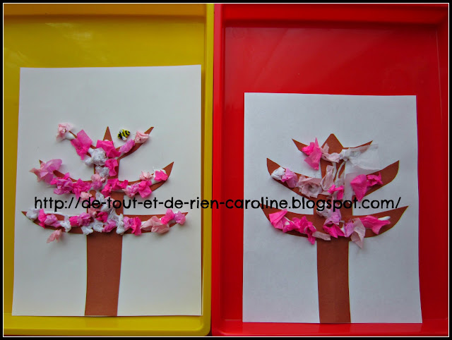 De tout et de rien: Activités pour le Préscolaire: Blossoming tree ...