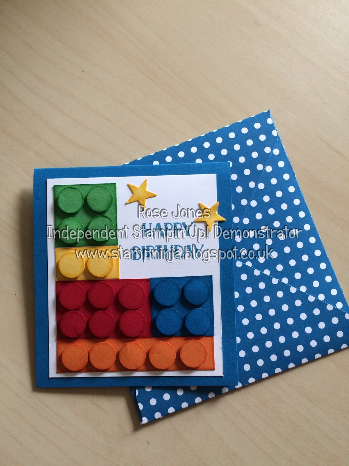 Stamp Ninja: Cute Lego Card