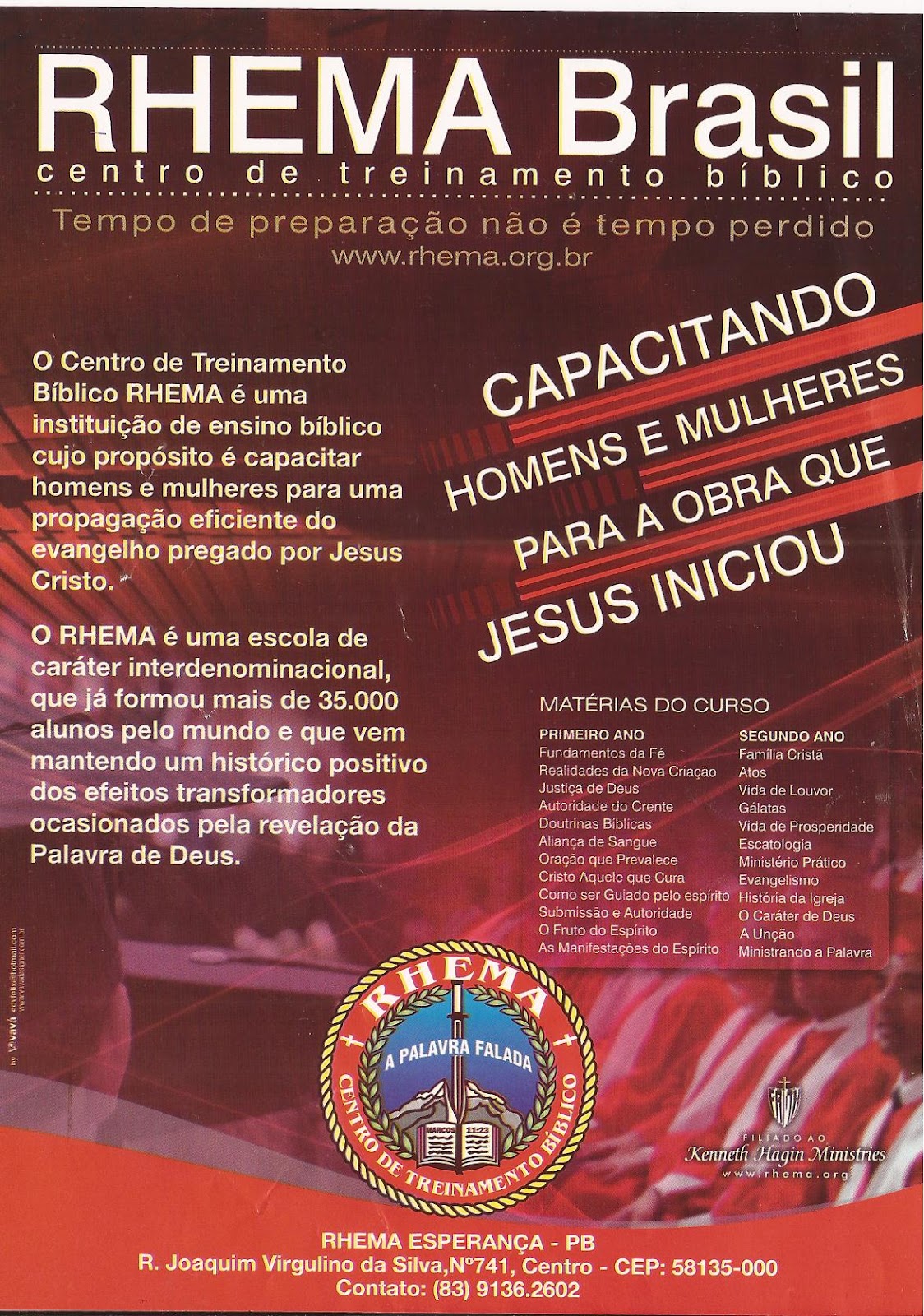 Esperança PB agora: RHEMA BRASIL