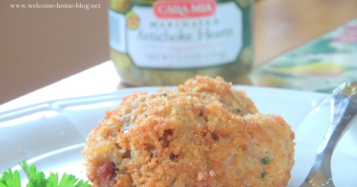 Welcome Home Blog: Deep Fried Artichoke and Rice Croquettes