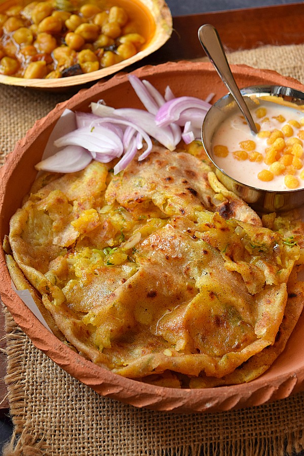 Naan Recipe (Aloo Pyaz Dhaba Style) | Savory Bites Recipes - A Food ...