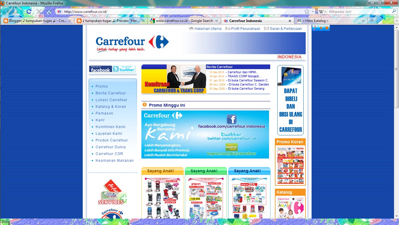 tumpukan-tugas ♫: Hero vs, Carrefour