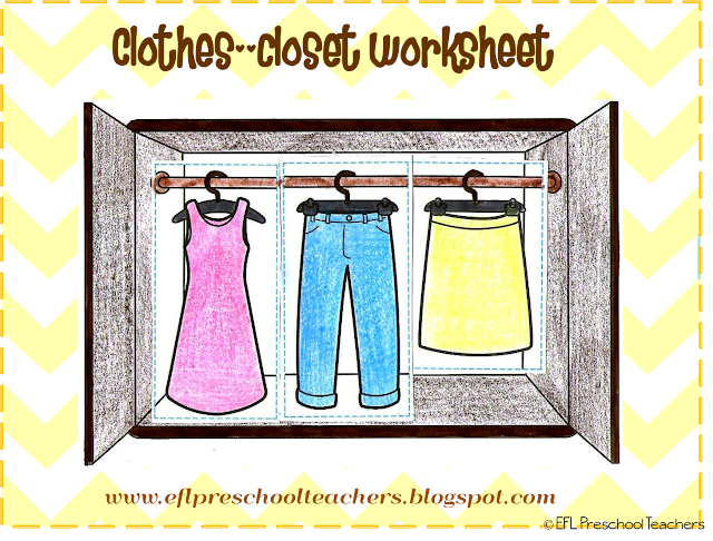ESL/EFL Preschool Teachers: Clothes Theme for Preschool ELL