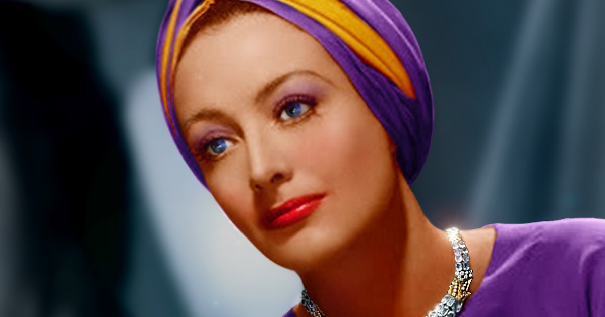 Colors for a Bygone Era: Colorized Joan Crawford in "The Women" 1939