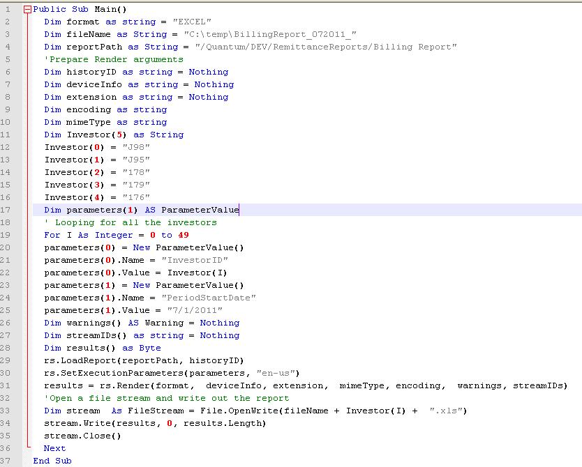 SQL Server / Business Intelligence: Rendering SSRS reports from Command ...