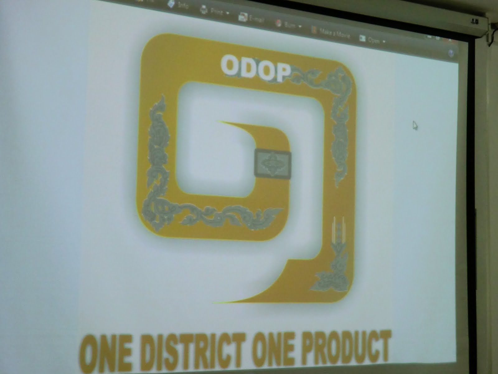 Laos × ODOP = MY LIFE: Official ODOP logo for the future