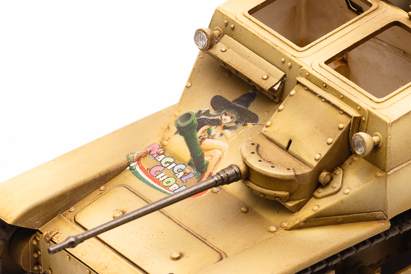 LST MODEL WORK: 1/35 Bronco Carro Armato L35 w/ S18-1100 20mm anti-tank ...