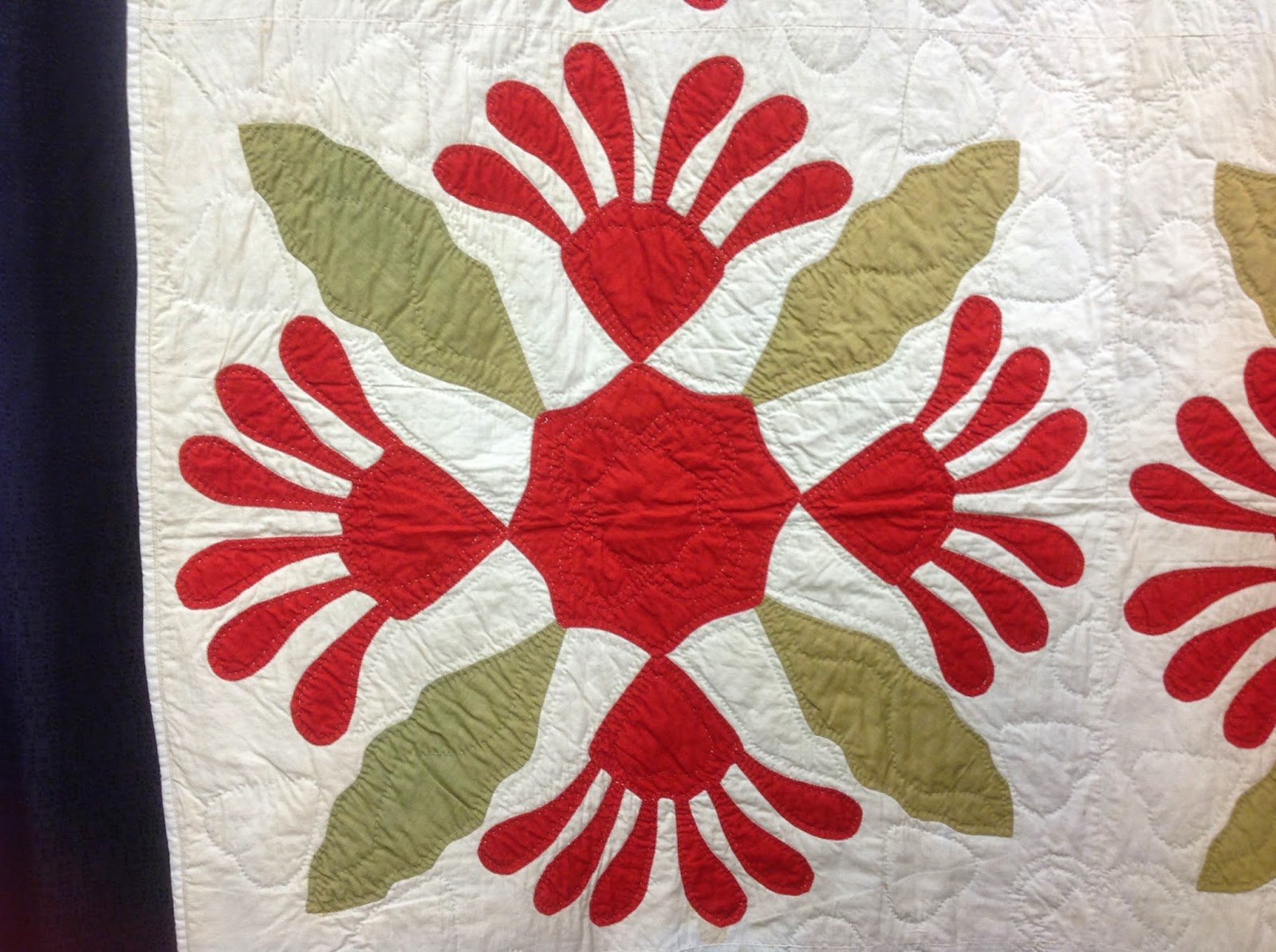 Collector With A Needle: Part One RMQM Red and Green Antique Quilts