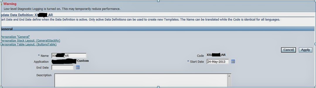 Learning SOA: Report Creation in Oracle EBS using XML publisher