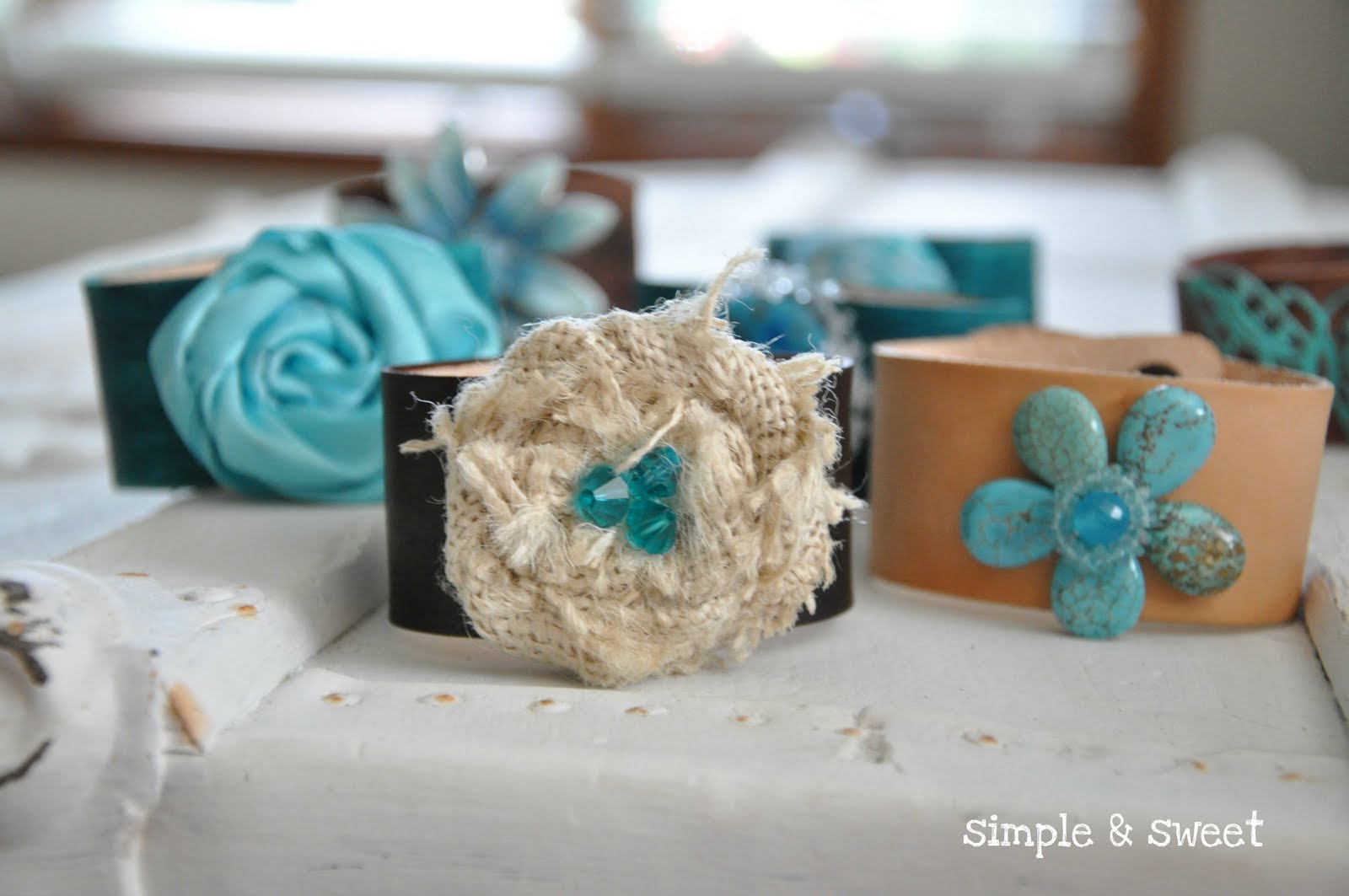 Simple Daisy: {vintage inspired cuff bracelets: DIY}