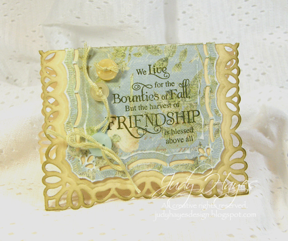 Creating...My Style: A Little Friendship Card