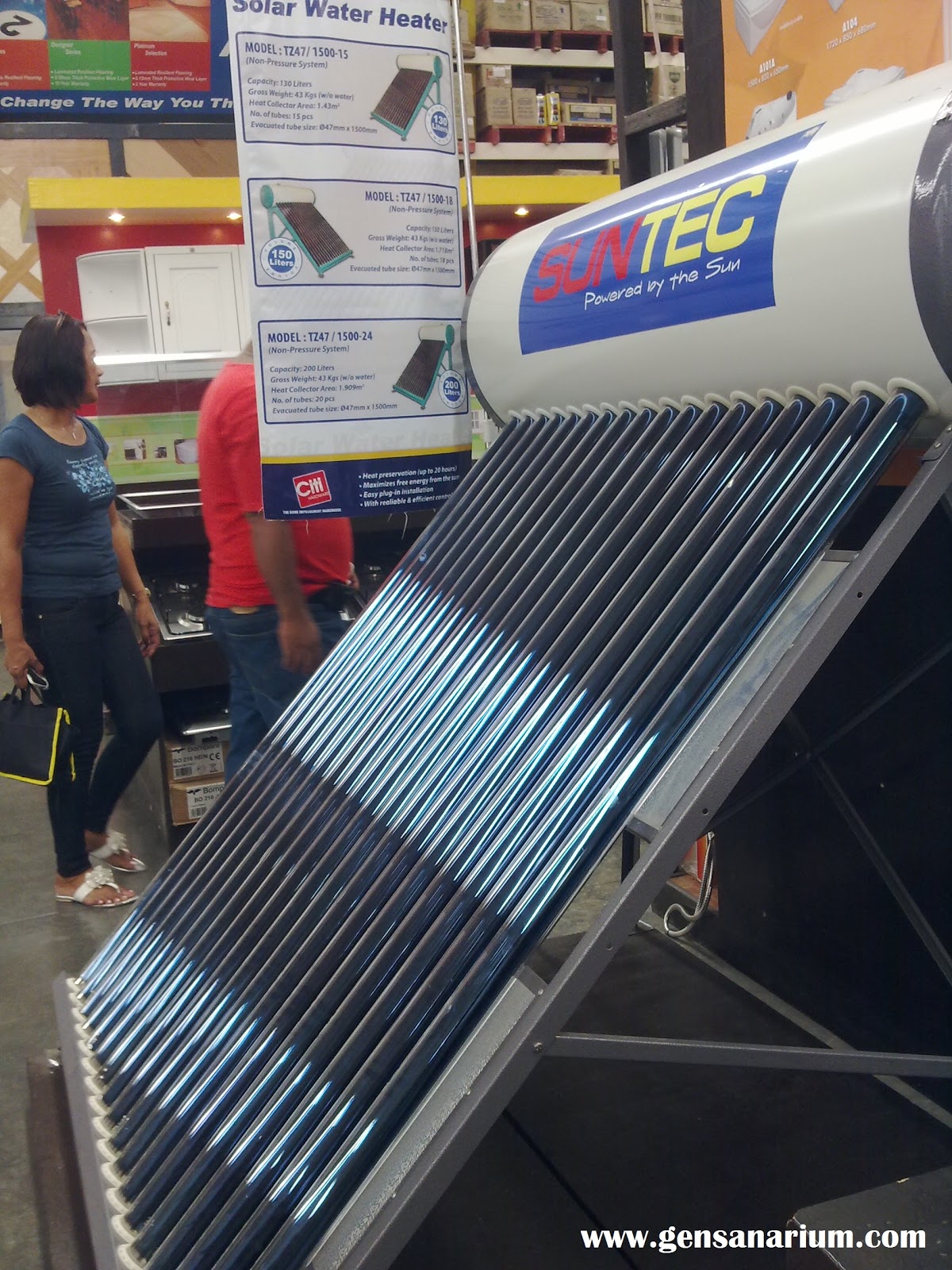 SUNTEC Solar Water Heater in Gensan || GENSANarium