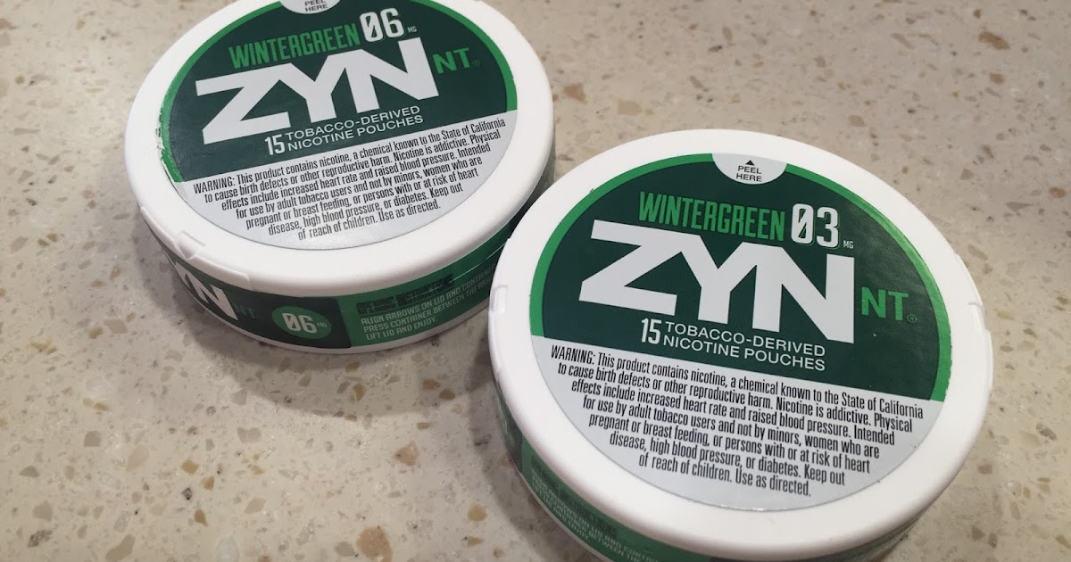 Zyn NT - Wintergreen (03 and 06) - Reviews. 5 July 2016.