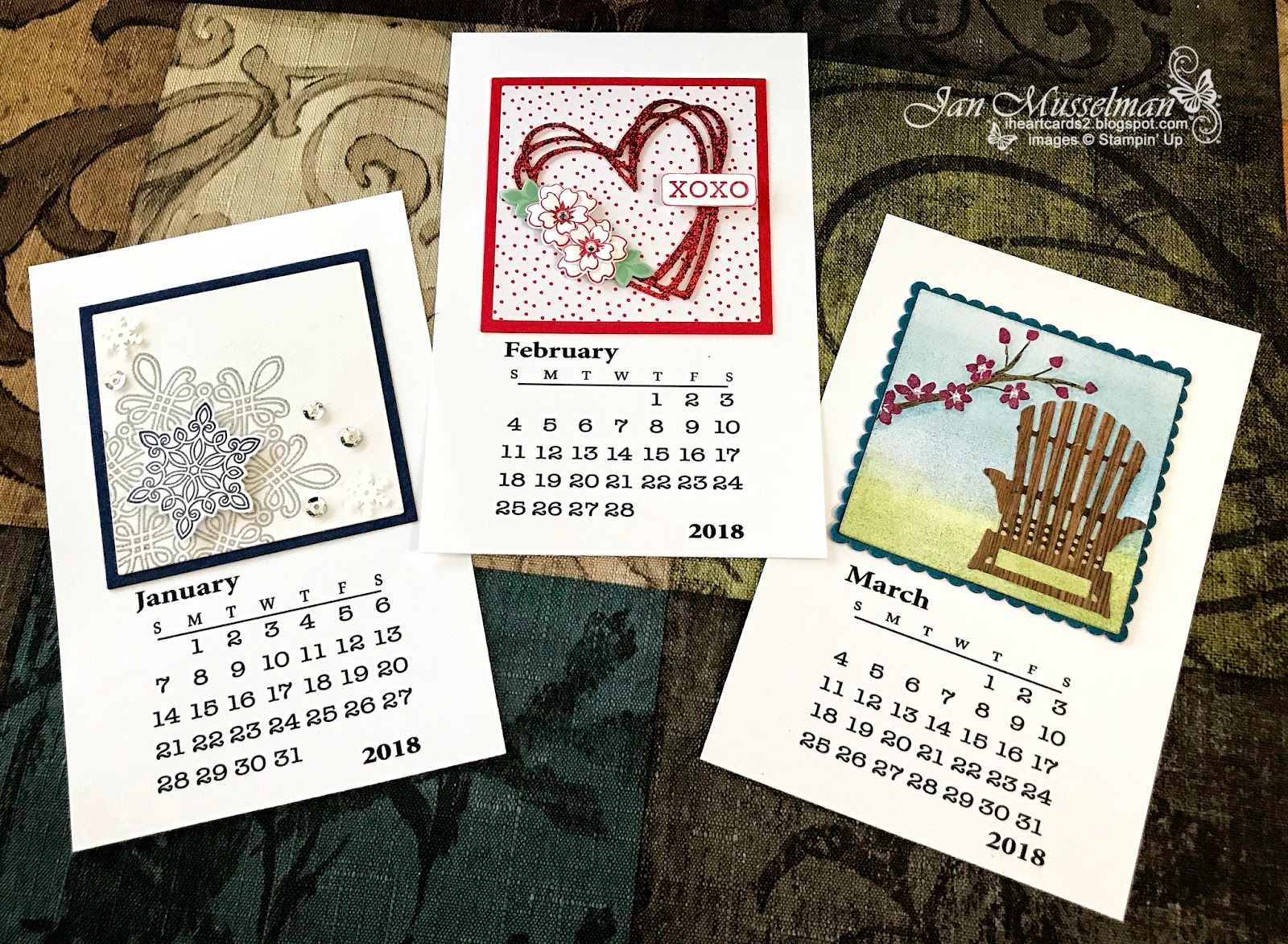 i♥Cards2: 2021 Stampers Calendar Blanks