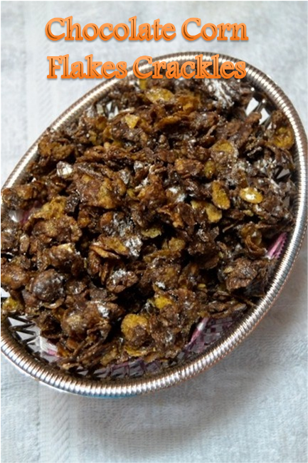 Vaniensamayalarai: Chocolate Corn Flakes Crackles / Crispy Choco Corn ...