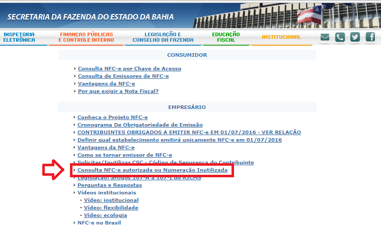 [SEFAZ BA] - Agora tem como gerar relatórios de todas as NFCe emitidas