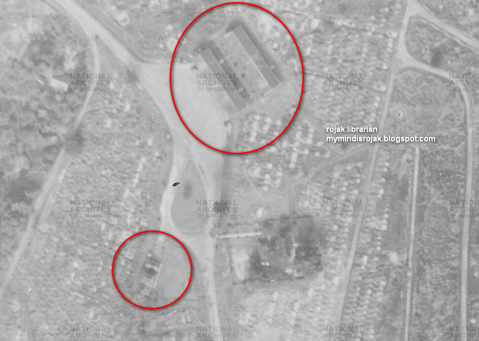 Aerial photos of Bukit Brown (Entrance and Roundabout)