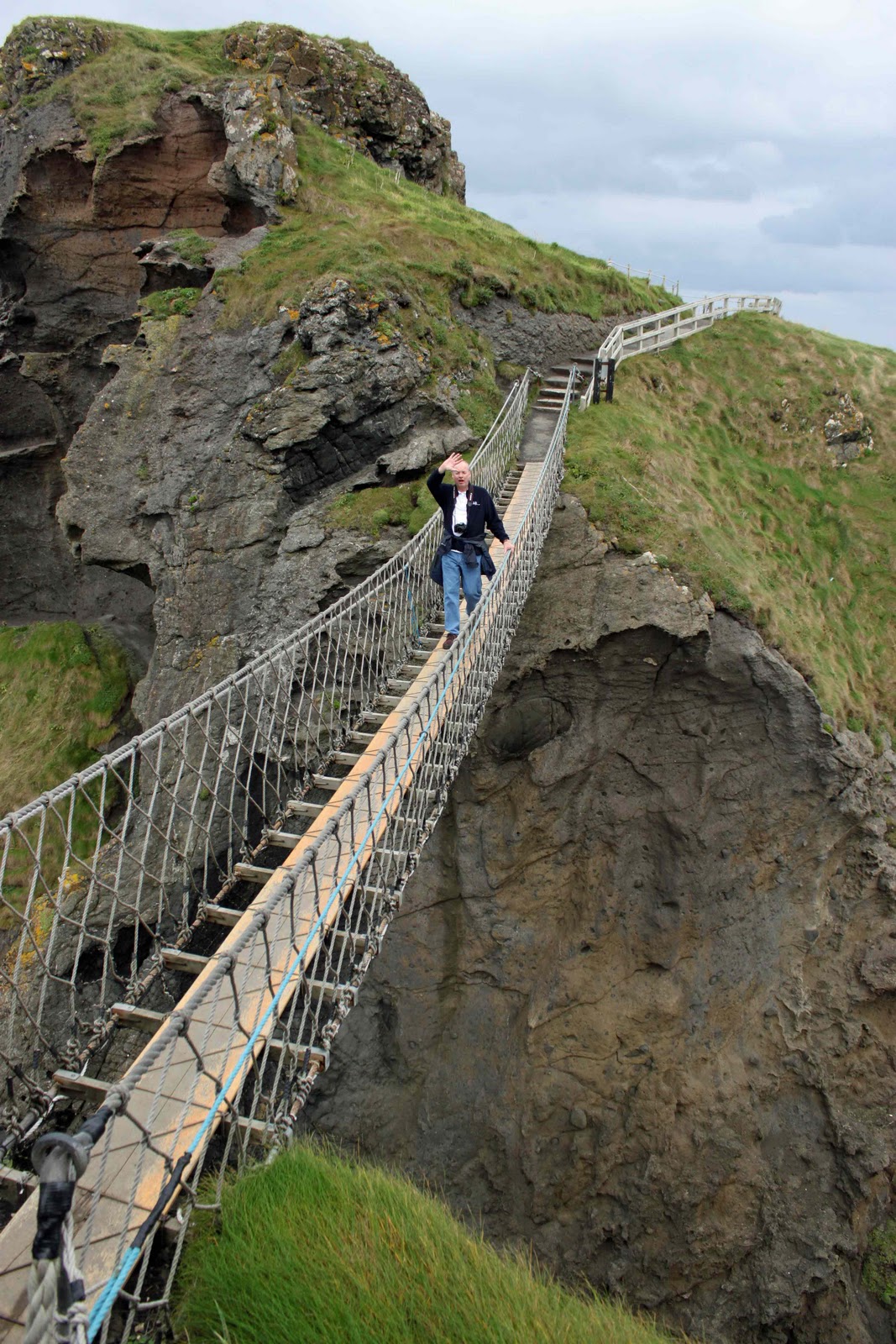 Mickelsen Family Adventures: Carrick-a-Rede Rope Bridge, Northern Ireland
