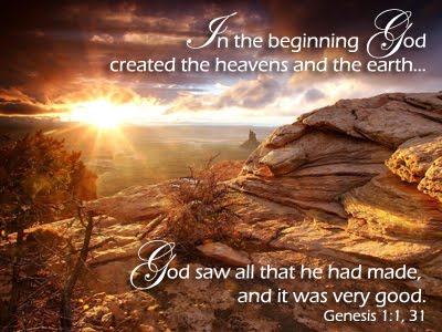 On my mind...: Genesis 1:1,31