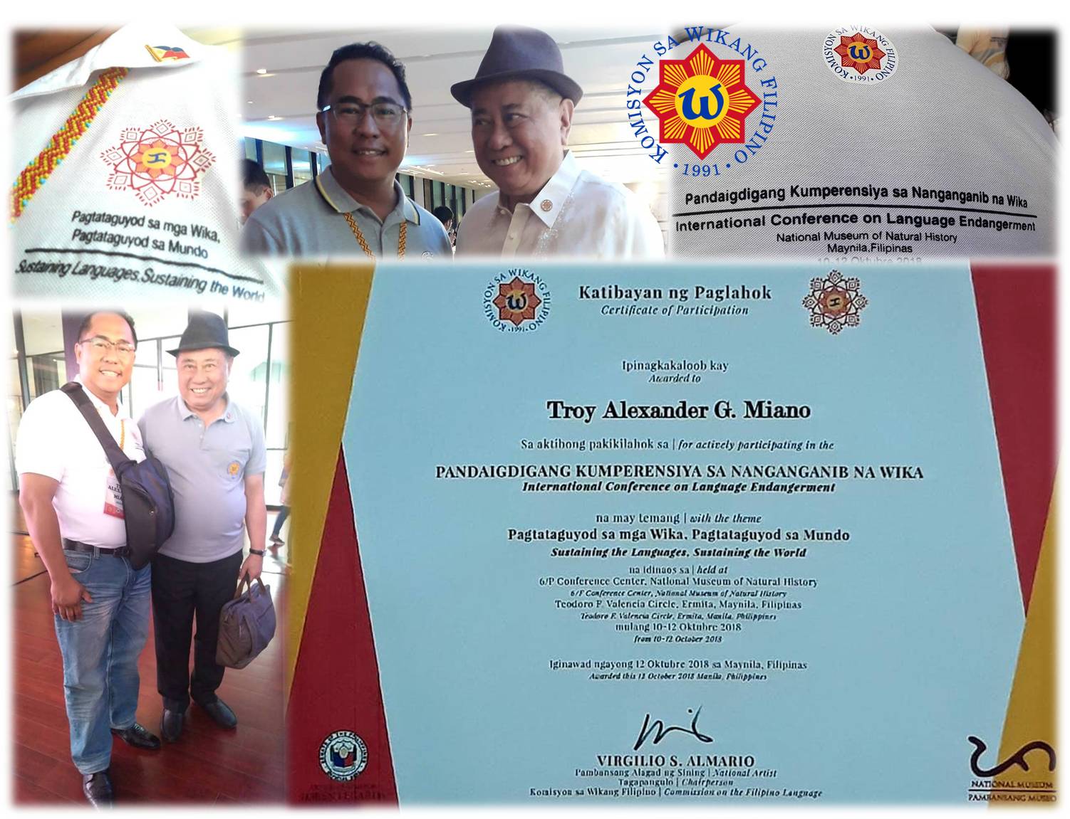 76. VIRGILIO S. ALMARIO & THE ENDANGERED LANGUAGE