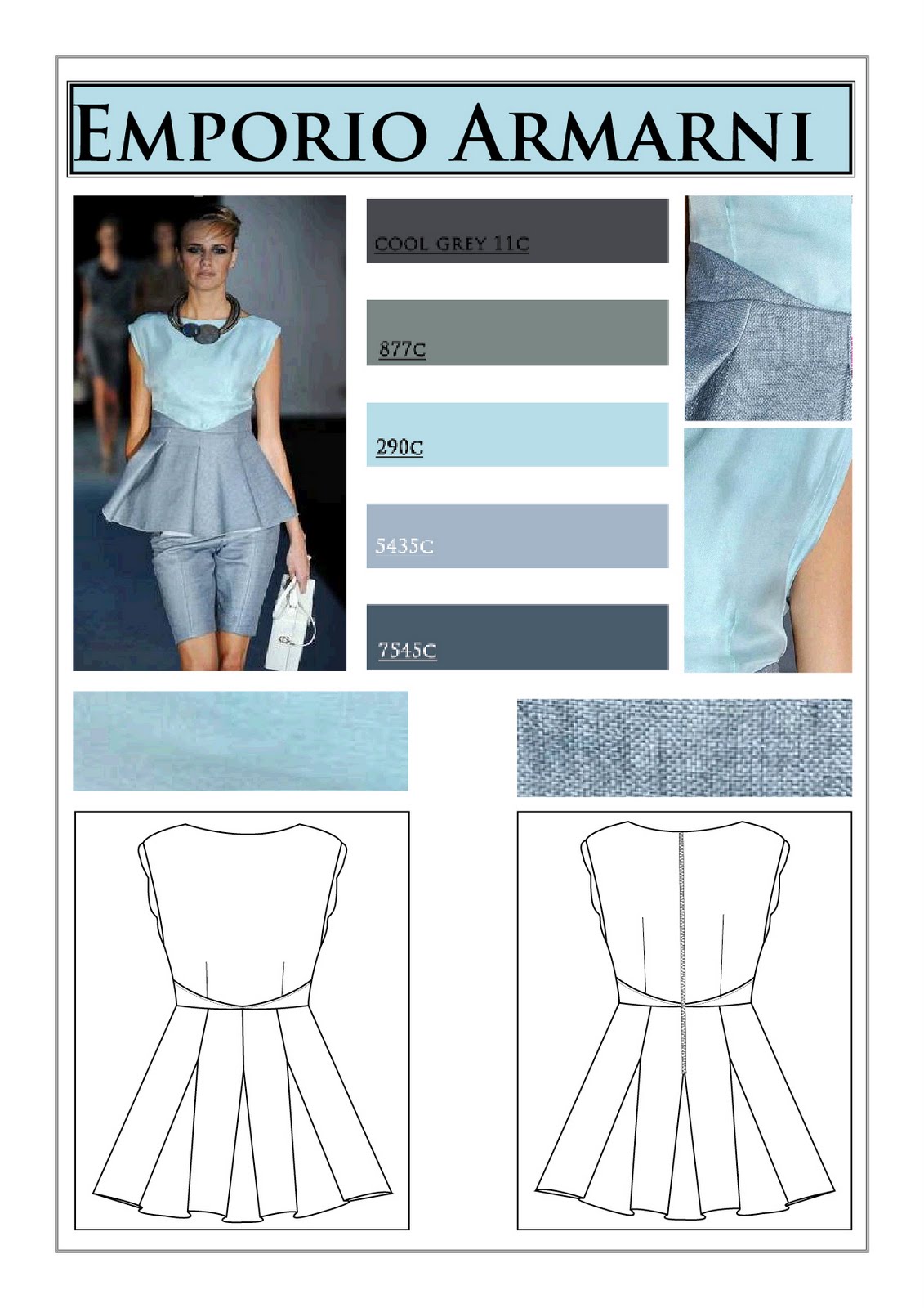 Fashion's Fade, Style is Eternal.: Technical Flats Booklet