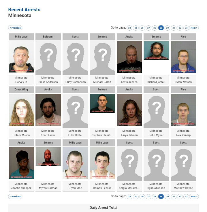 Minnesota, MN Arrest Mugshot Profiles: Minnesota Mystery Crime Blog