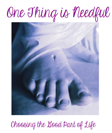 Striving For Simplicity: One Thing is Needful: Week Two-Our ...