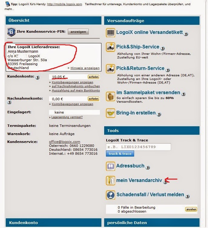 Die lästige Nachbarin: Woher bekommt man eine deutsche Lieferadresse?