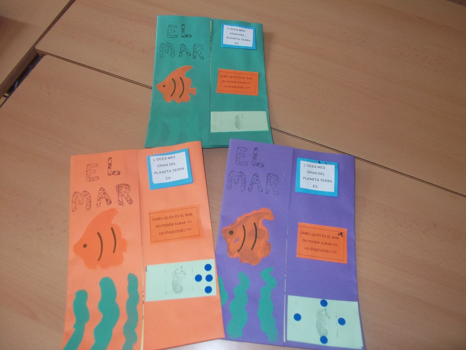 Els Petits Infants: Lapbook del mar