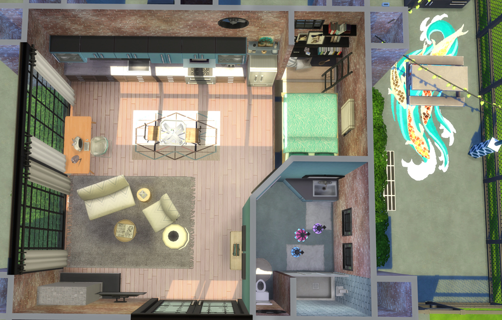 Athsndwords Sims 4 Designs: Warehouse Studio: Custom Content vs Sims 4 ...