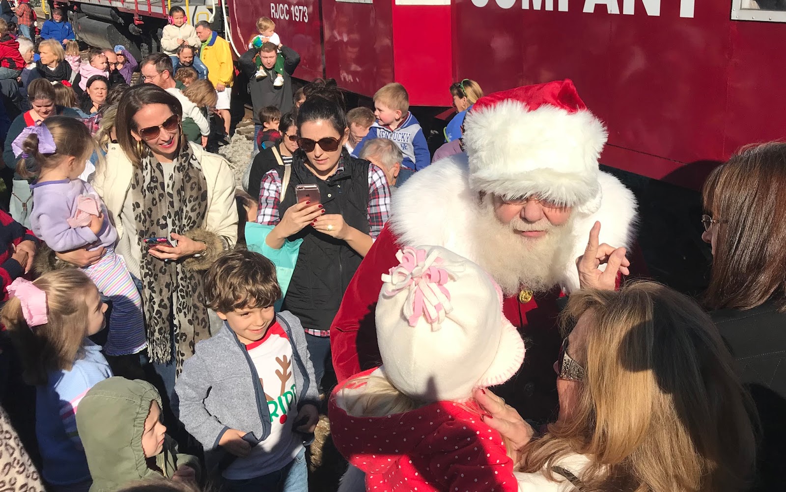 Midway Messenger: Train brings Santa Claus to Midway, delighting children